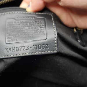 Coach | Bags | Coach Signature 163 Canvas Leather Shoulder Bag | Poshmark